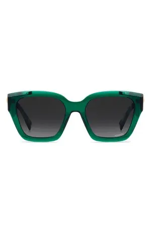 Missoni 53mm Square Sunglasses - Green/dark Grey