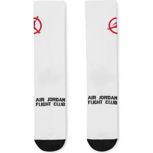 JORDAN Cushioned Crew Socks - White/black/university Red