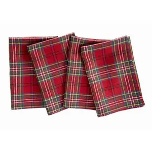 Solino Home Linen Dinner Napkins Set Of 4, 20 X 20 Inch For Dining Table