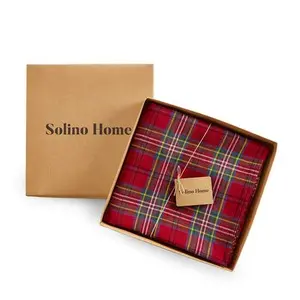 Solino Home Linen Round Tablecloth For Dining Table