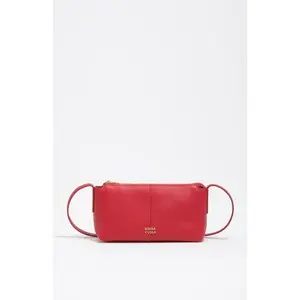Bimba Y Lola Mini Leather Crossbody Bag - Red