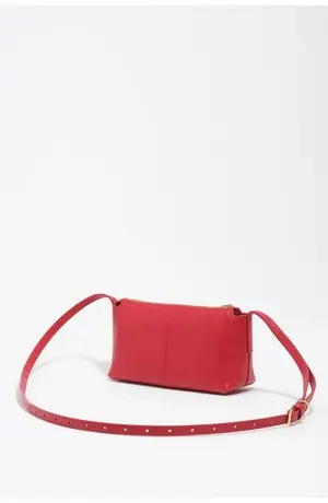 Bimba Y Lola Mini Leather Crossbody Bag - Red