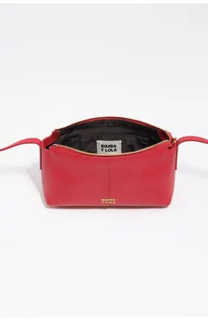 Bimba Y Lola Mini Leather Crossbody Bag - Red