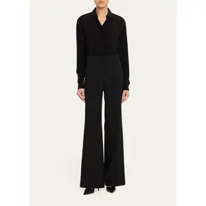 Stella McCartney Flare-leg Wool Trousers
