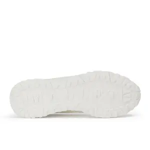 MALLET Popham Tumbled Leather Sneakers - Triple White