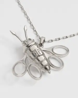 Dior Couture Charms Bee Pendant Necklace