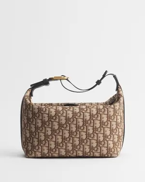Dior Jett Pouch - Brown Dior Oblique Jacquard