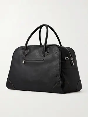Brunello Cucinelli Full-grain Leather Weekend Bag