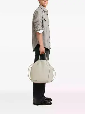 Marni Leather Backpack - Grey
