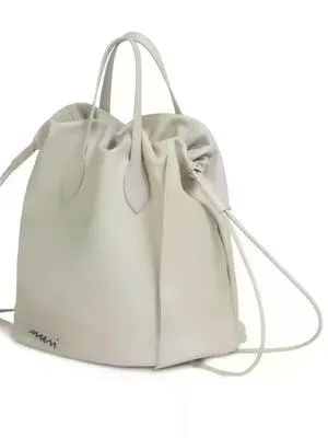 Marni Leather Backpack - Grey