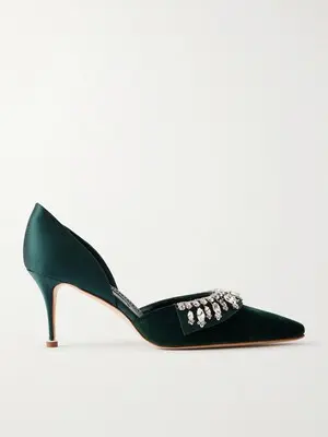 Manolo Blahnik Studded Pumps