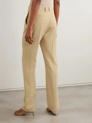 JOSEPH Colburn Cady Straight-leg Pants - Neutrals