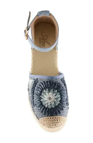 SPRING STEP SHOES Espadrille Platform Sandal - Blue Multi