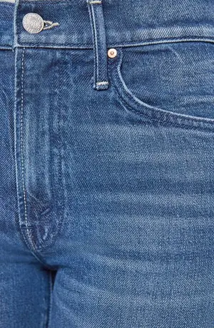 MOTHER Lil' Kick It High-waist Straight-leg Jeans - Which Is Witch
