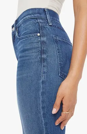 MOTHER Lil' Kick It High-waist Straight-leg Jeans - Which Is Witch