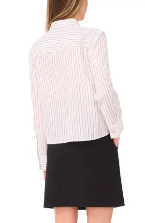 Halogen Stripe Button-up Shirt