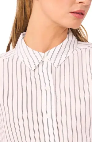 Halogen Stripe Button-up Shirt