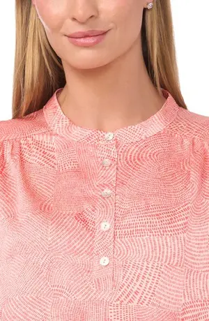 Halogen Geo Print Woven Shirt