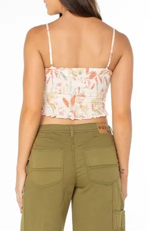 Roxy Floral Fling Crop Camisole