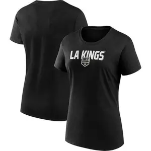 LOGO ATHLETIC Los Angeles Kings Launch Scoop Neck T-shirt - Black