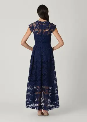 Shoshanna Floral Lace High-low Dress