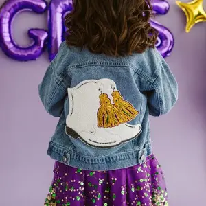 SWEET WINK Sequin Patch Jacket