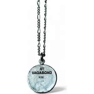 SAINT VAGABOND Joan Of Arc Medallion Pendant - Sterling Silver
