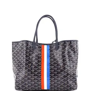 Goyard Saint Louis Tote Coated Canvas Pm Blue