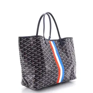 Goyard Saint Louis Tote Coated Canvas Pm - Blue