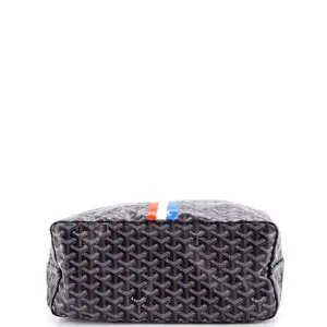 Goyard Saint Louis Tote Coated Canvas Pm - Blue