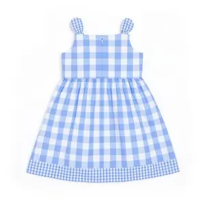 FLORENCE EISEMAN Gingham Dress With Cherry Appliqués