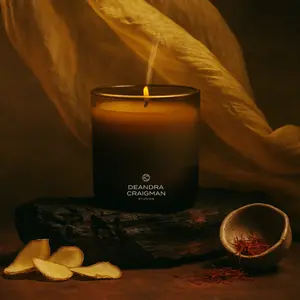 DEANDRA CRAIGMAN STUDIOS Spiced Saffron & Citrine Candle & Playlist