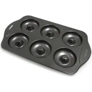 NORPRO Nonstick 6-cavity Donut Pan - Black