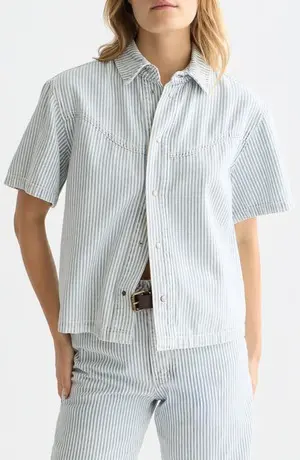 Scotch & Soda Stripe Denim Shirt