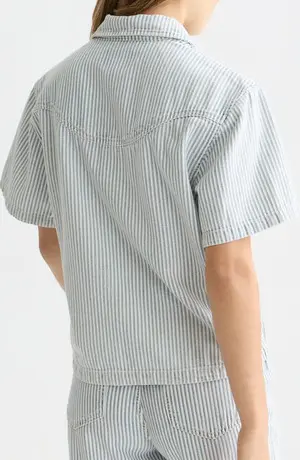 Scotch & Soda Stripe Denim Shirt