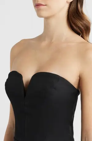 FREEMARKET Sweetheart Neck Strapless Dress