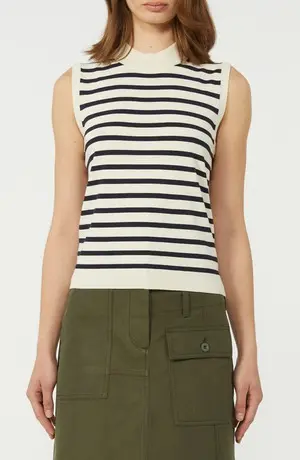Max Mara Stallo Stripe Sleeveless Sweater
