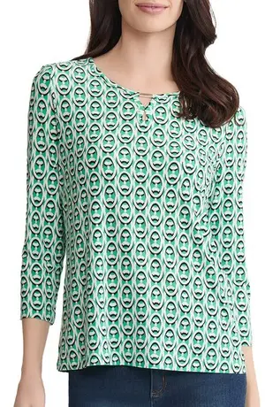 Jones New York Keyhole Kaftans Tunics