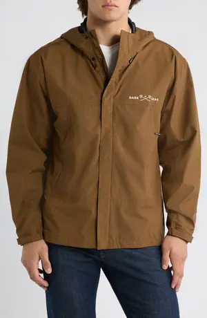 DARK SEAS Breakwater Waterproof Ripstop Jacket - Brown