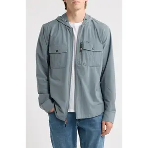 DARK SEAS Albright Uv Hooded Fishing Shirt - Storm