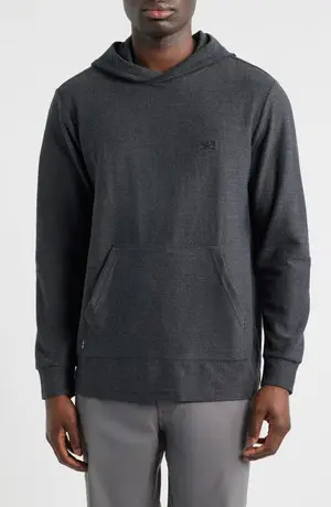 DARK SEAS Ginther Brushed Cotton Hoodie - Black