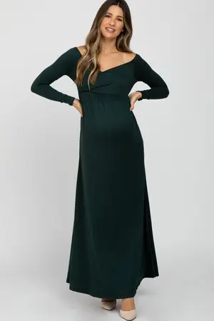 Pinkblush V Neck Evening Dresses