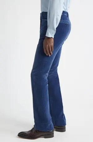 TOM FORD Velveteen Straight Leg Pants
