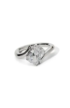 Nadri Phenom Cubic Zirconia Ring - Rhodium