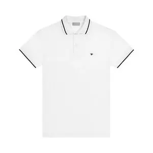 Dior Collared Polo Shirt - White