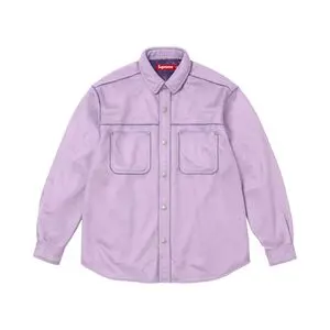 Supreme Faux Suede Snap Shirt