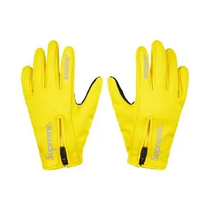 Supreme Windstopper Zip Gloves - Yellow