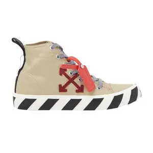 Off-White Vulcanized Mid Sneakers - Cream