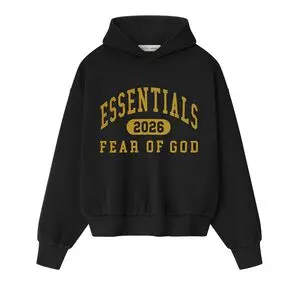 Fear Of God Classic Fleece Hoodie - Black