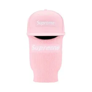 Supreme Box Logo Cap And Balaclava - Pink